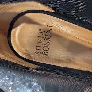 Silvia Rossini | Shoes | Silvia Rossini Black Open Toe Suede Pumps ...